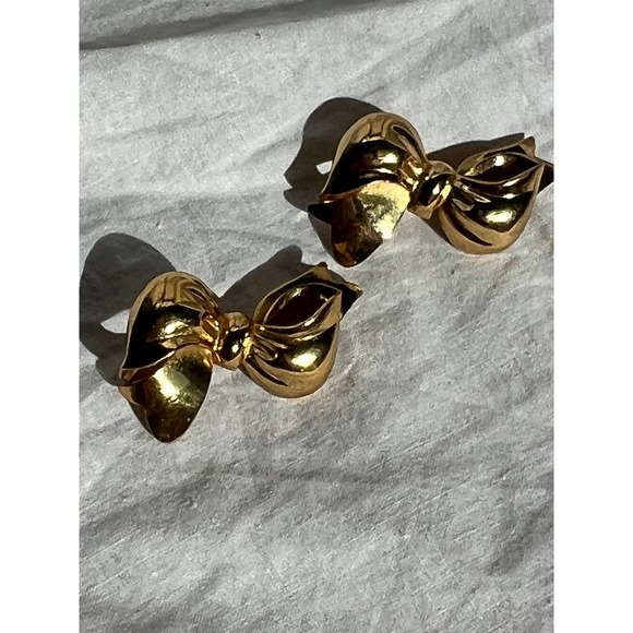 Jewelry | Vintage Bow Broochbow Broochvintage Gold Bow Pinvintage Gold ...
